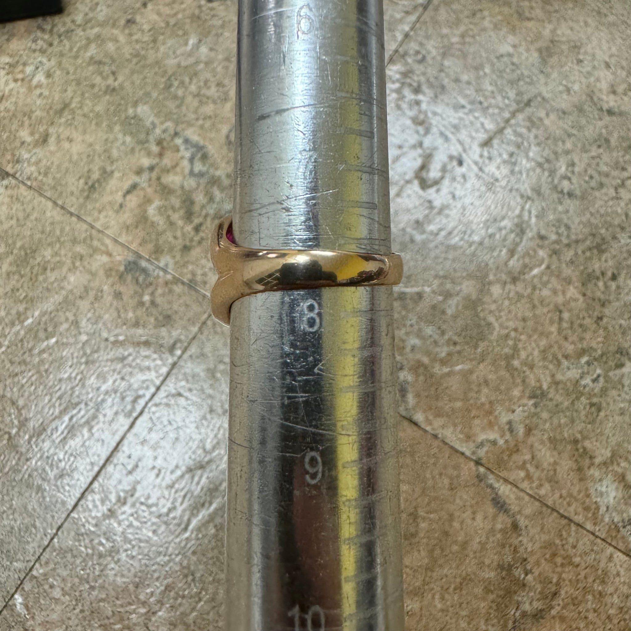 Vintage 14k Gold Tony Soprano Natural Diamond/Spinel Pinky Ring (7.75 ...