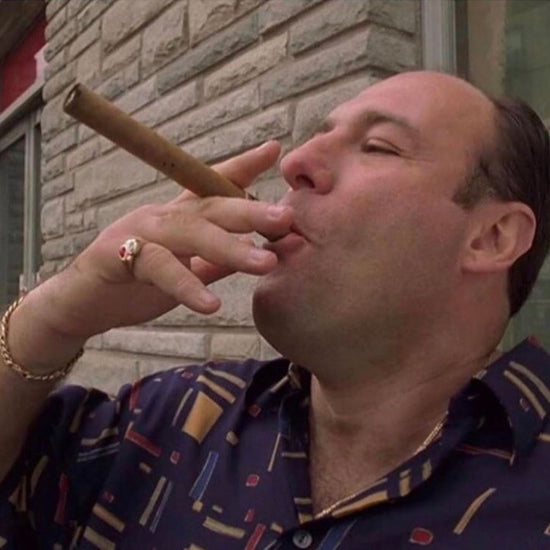 Vintage 14k Gold Tony Soprano Natural Diamond/Spinel Pinky Ring (7.75 ...